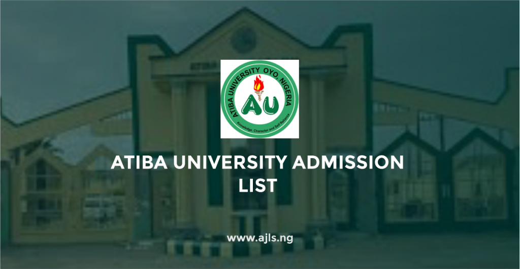 Afe Babalola University Admission List [2024/2025] - AJLS