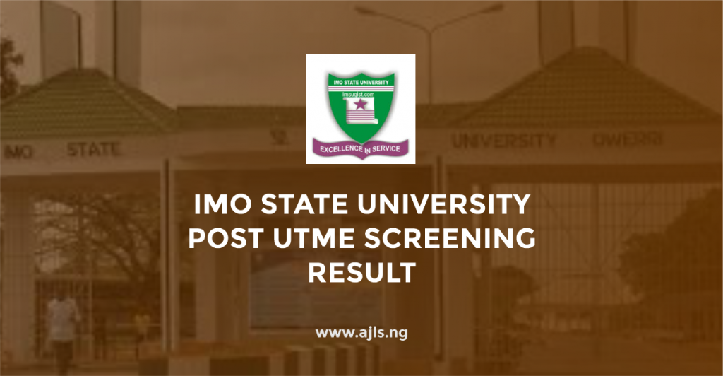 How to Check IMSU Post UTME Results for 2025/2026 - AJLS