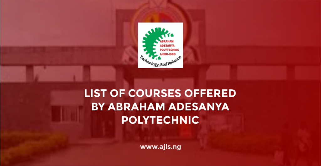 Federal Polytechnic Bauchi Courses and Requirements - AJLS