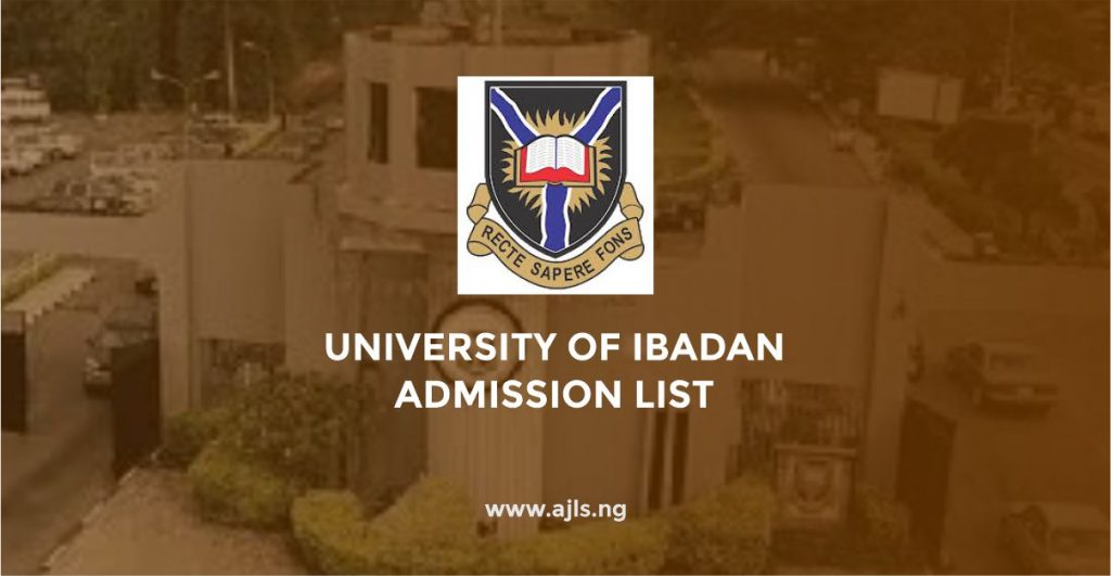 University of Ibadan Admission List 2025/2026 - AJLS